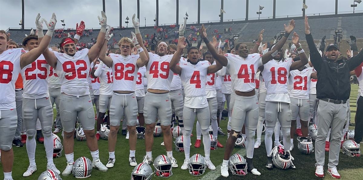 Buckeyes celebrate road win vs. Purdue with ‘Carmen Ohio’