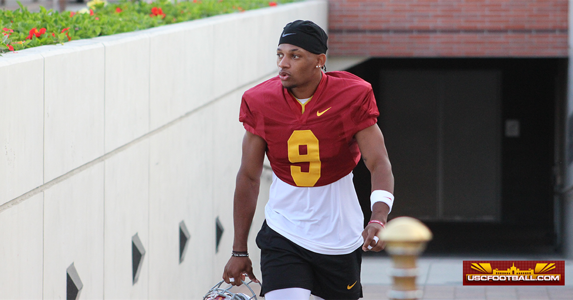 Transfer WR Jay Fair fitting in well with USC teammates, provides ...