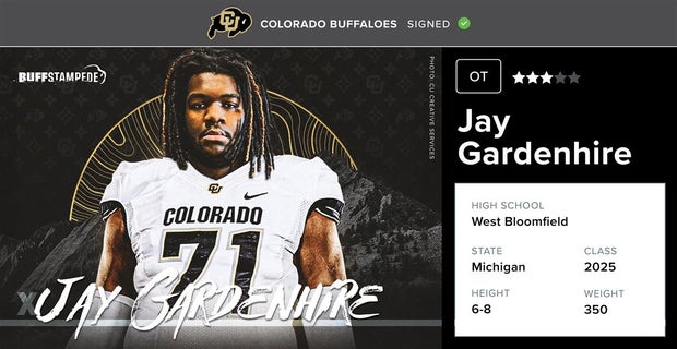 Officially a Buff: OT Jay Gardenhire will continue to learn the game ...