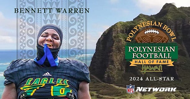 Four-star OL Bennett Warren selected to play in 2024 Polynesian Bowl