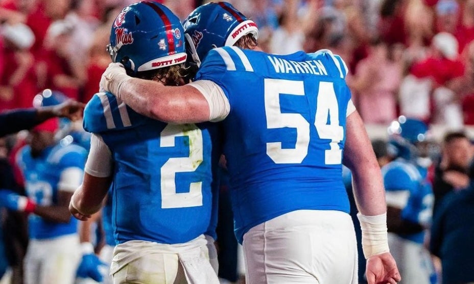 Run it Back | Caleb Warren bringing versatility back to Ole Miss o-line ...