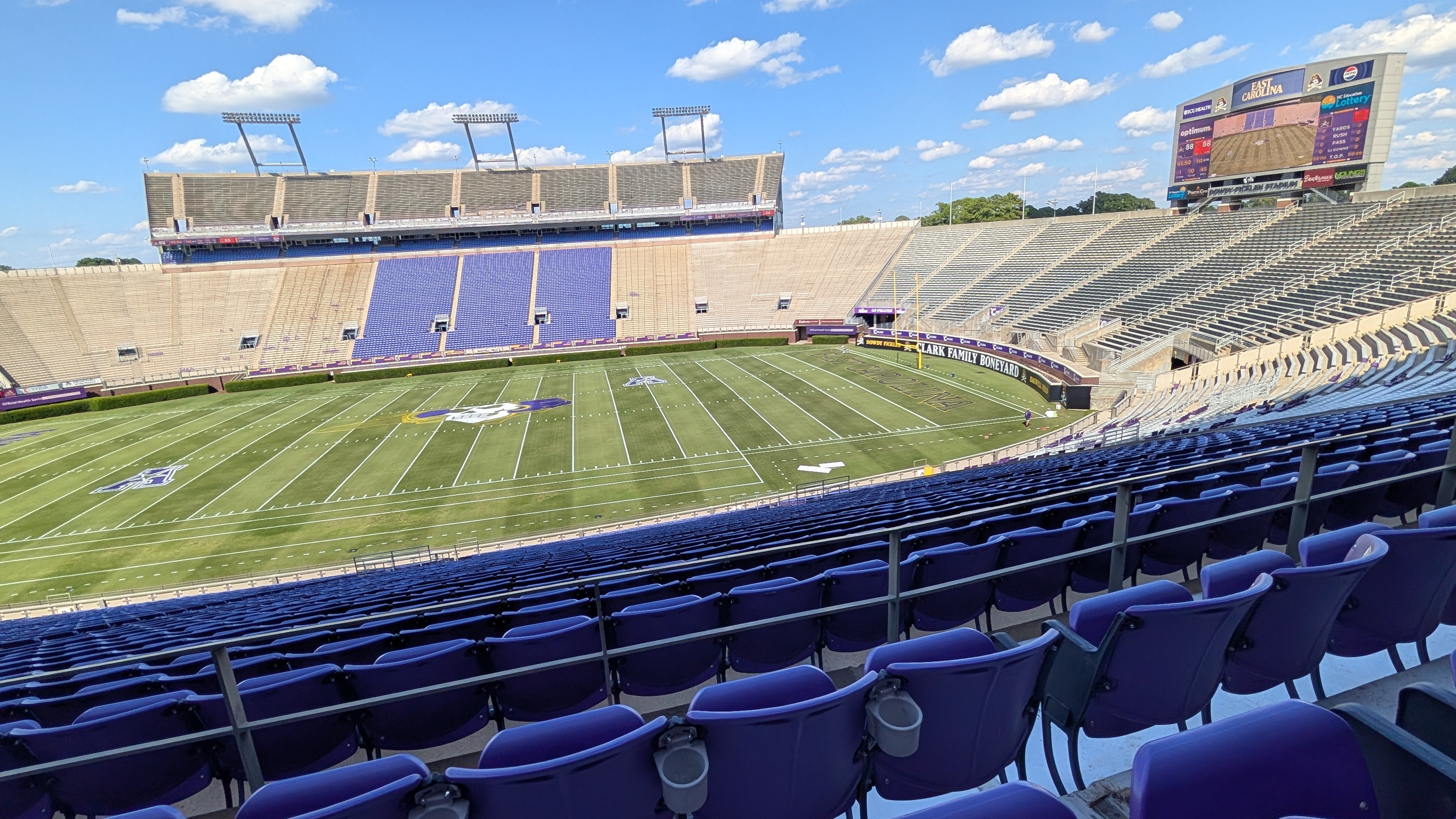 Field prep ... gone high tech using a robot to line the field