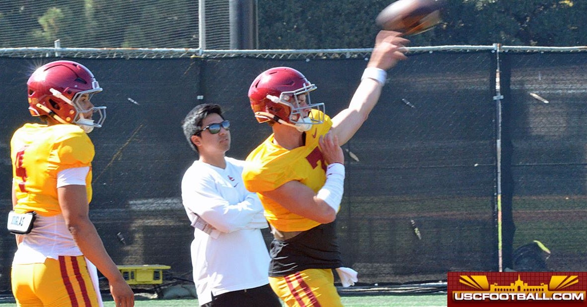 Husan Longstreet, Sam Huard continuing to compete in USC football's ...