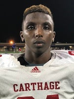 DJ Hicks, Carthage, Weak-Side Defensive End