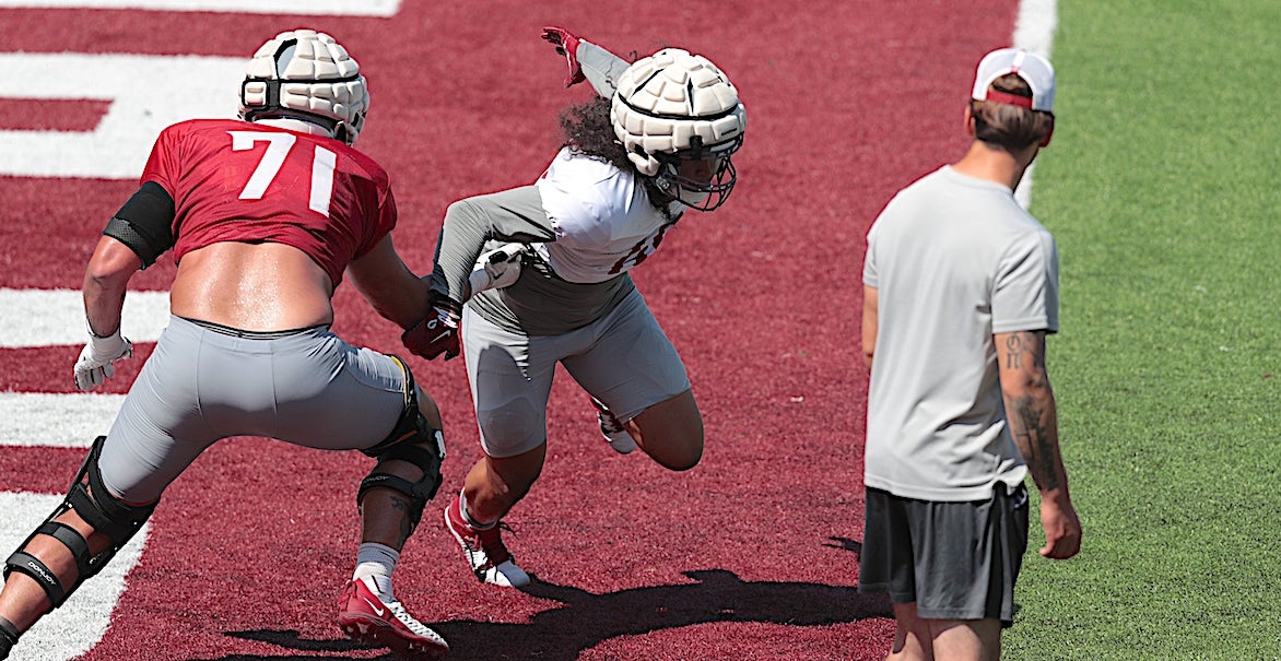 Buddha Peleti wreaks havoc as WSU DL dominates Day 4 of fall camp