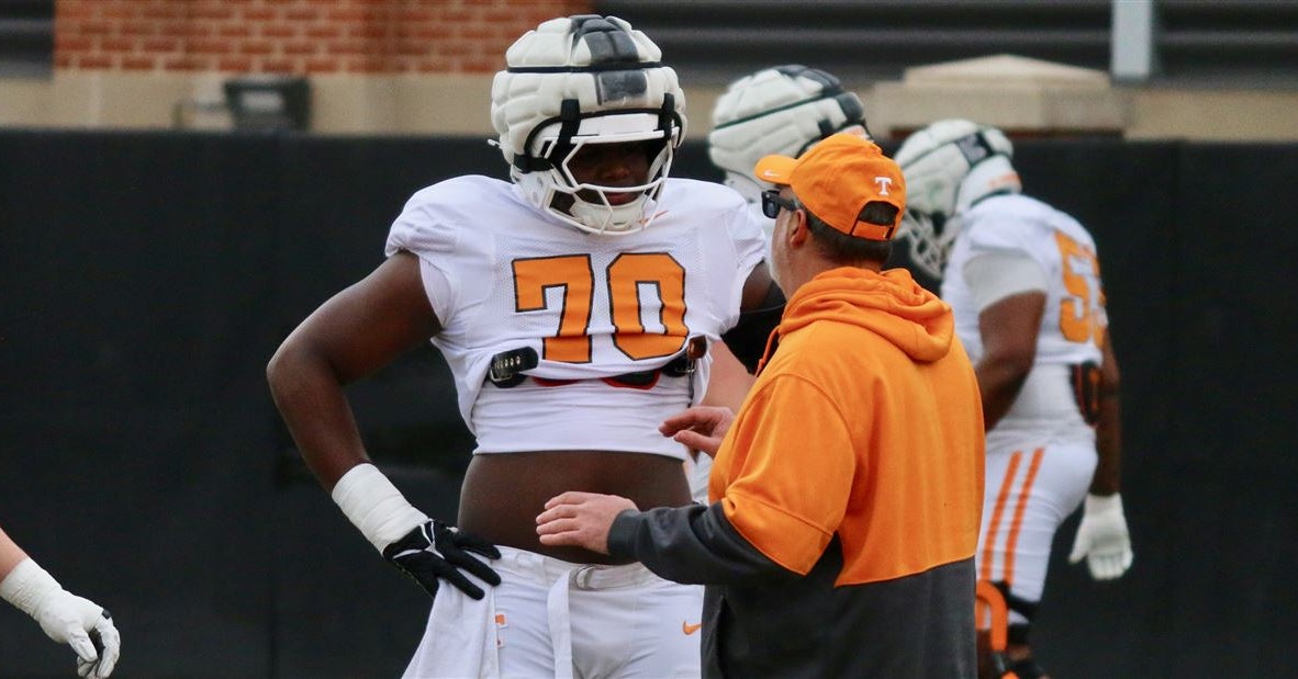 Vols pleased with David Sanders Jr.’s spring progress, want five-star ...