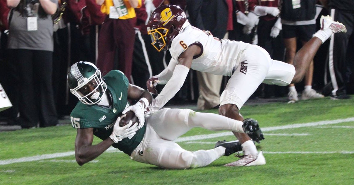 Michigan State wideout Jaron Glover will run the transfer route to ...