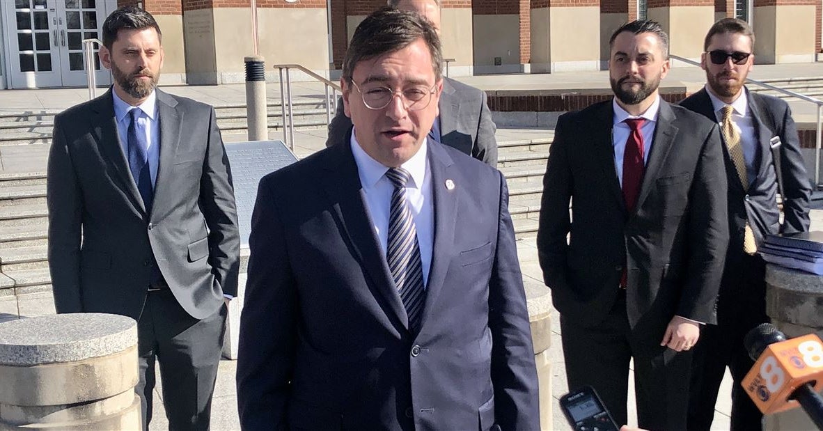 Tennessee attorney general Jonathan Skrmetti reacts after injunction ...