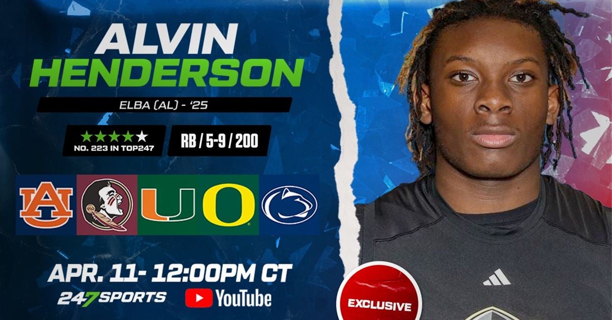 Decision day primer for Top247 running back Alvin Henderson