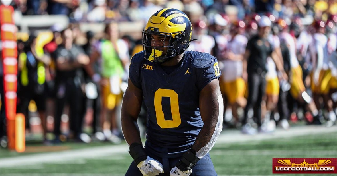 Josaiah Stewart taken 90th overall by Los Angeles Rams in third round ...