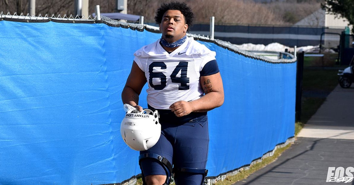 Penn State freshman OL Nate Bruce gives up football