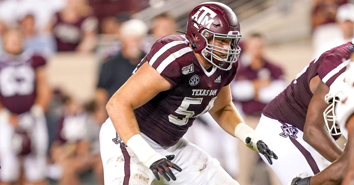 Texas A&M’s Carson Green named SEC Offensive Lineman of the Week
