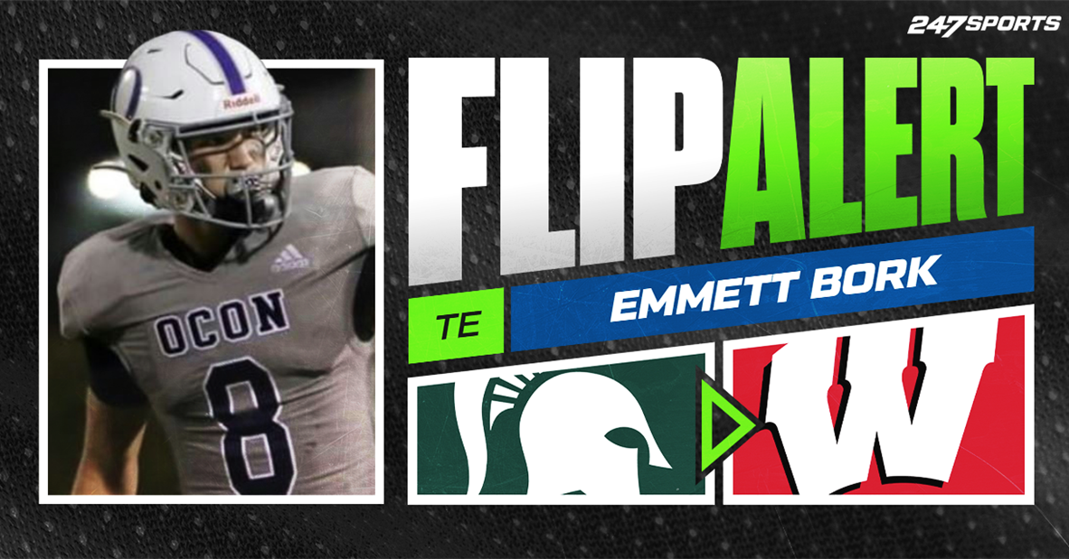 BREAKING: Wisconsin Flips Michigan State Tight End Commit Emmett Bork