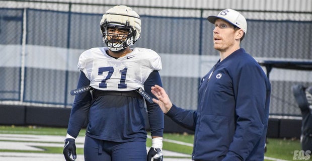 Penn State Coach Q&A: Phil Trautwein talks Olu Fashanu's NFL draft ...