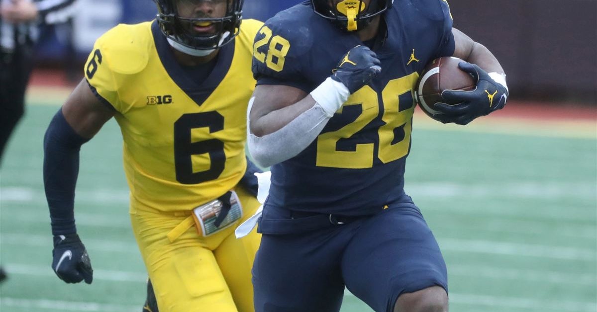 Michigan RB Benjamin Hall talks role with Wolverines in 2024, new coach ...