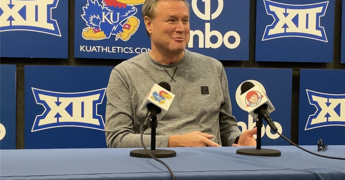 WATCH: Bill Self, Dajuan Harris look ahead to Kansas vs. Missouri