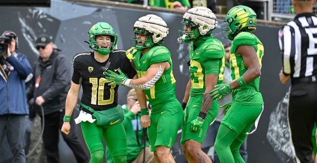 Photos from Oregon's spring football game inside Autzen Stadium
