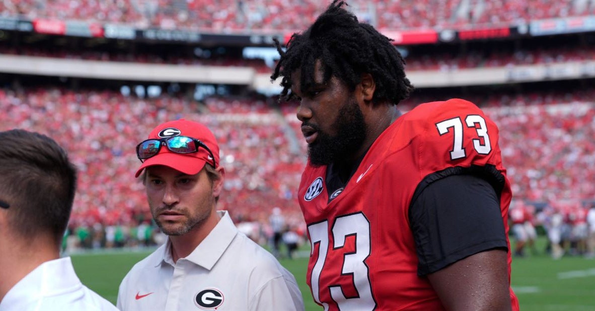 Georgia OL Juan Gaston, Earnest Greene 'showed good progress' during ...