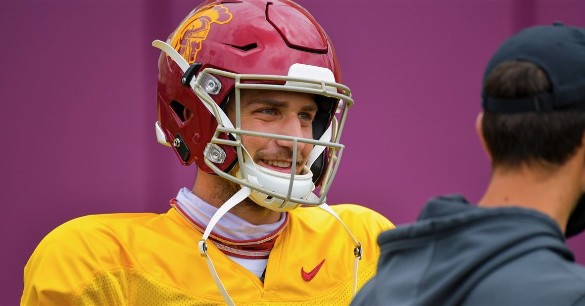 WATCH: USC quarterback USC Kedon Slovis looking ahead to San Jose State
