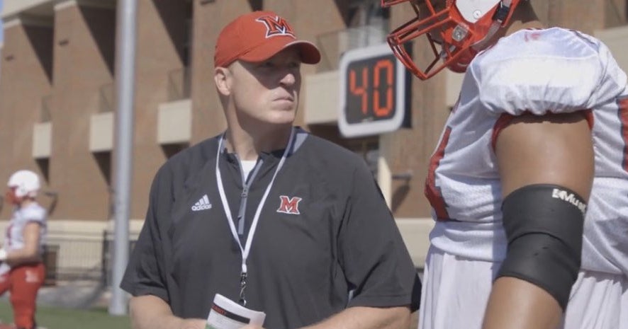 OL coach George Barnett to bring intensity, development to Iowa