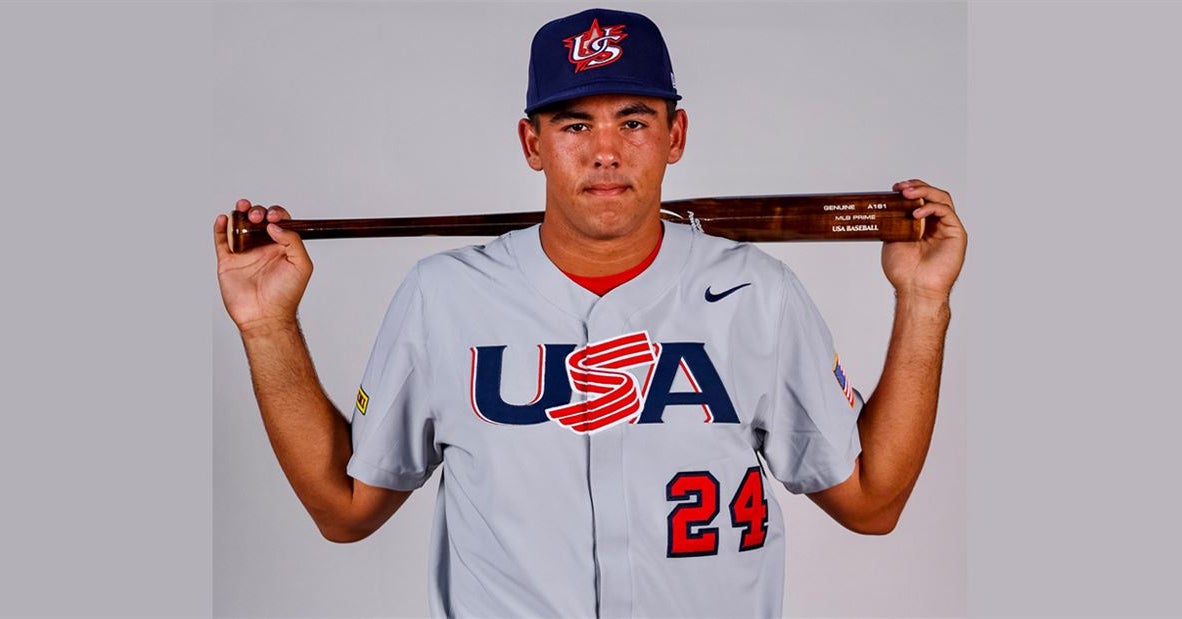Daniel Cuvet wraps up training camp games with USA Baseball Collegiate ...