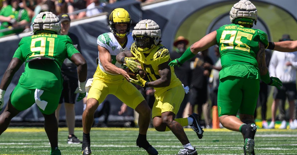 Ranking Oregon's position groups following spring football