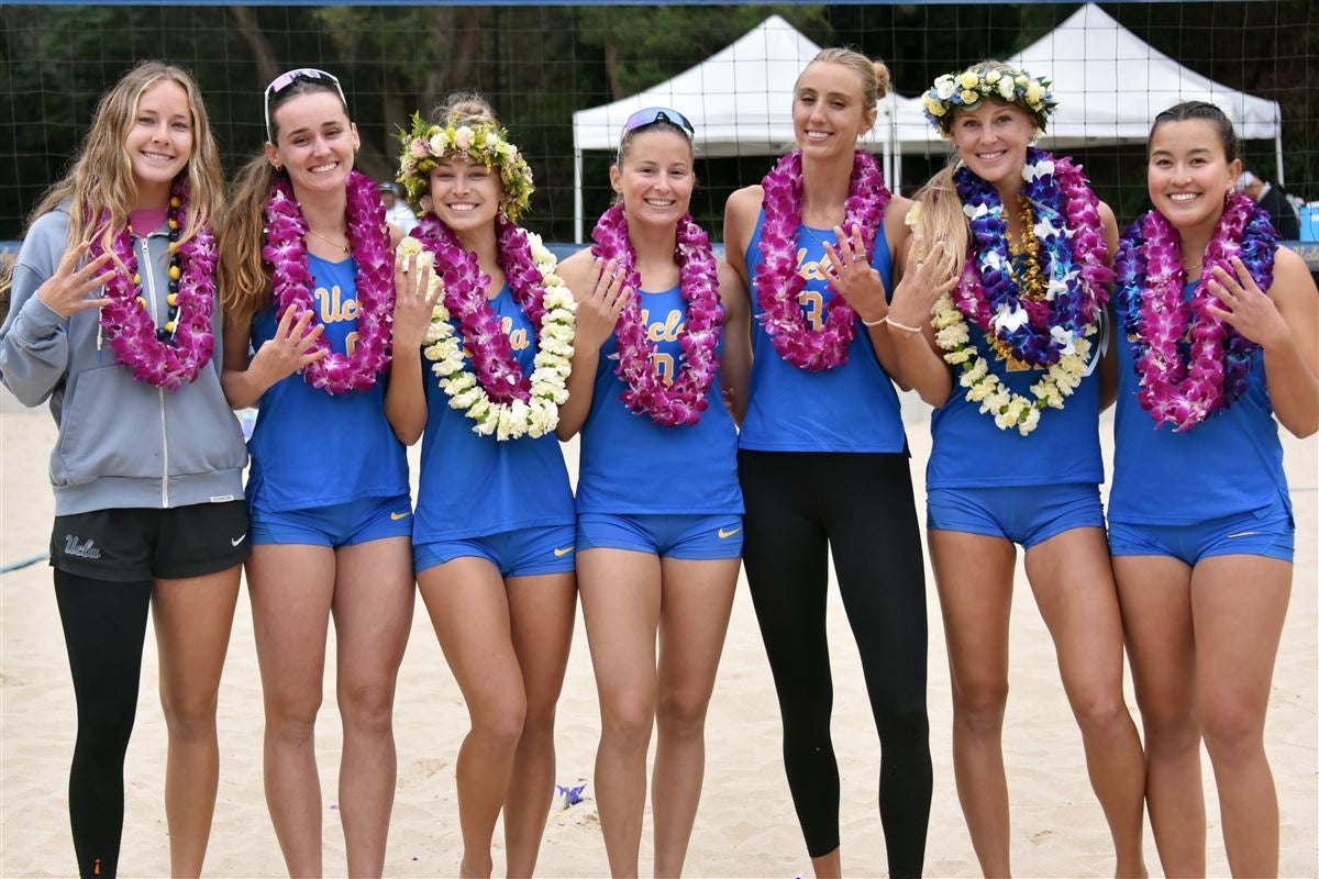 #1-ranked Beach Volleyball beats USC on Senior Day