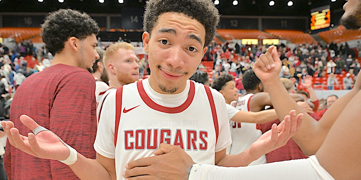 Myles Rice 'stepped up big time,' says Smith as WSU shocks No. 8 ...