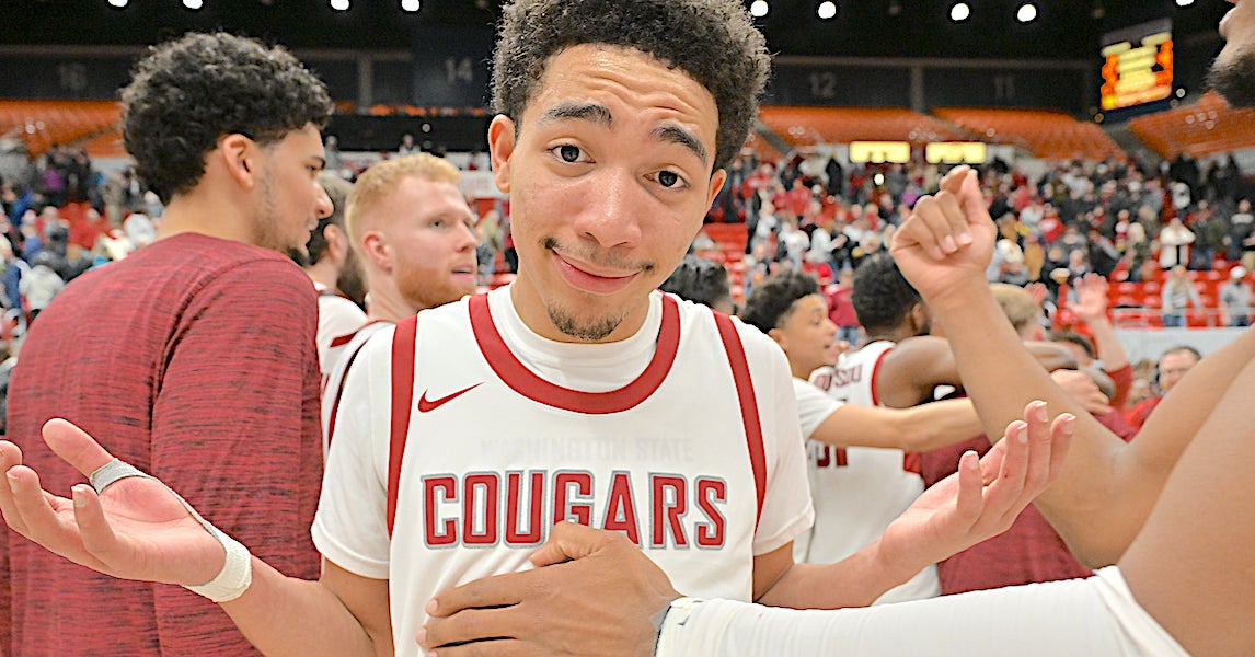 Myles Rice 'stepped up big time,' says Smith as WSU shocks No. 8 ...