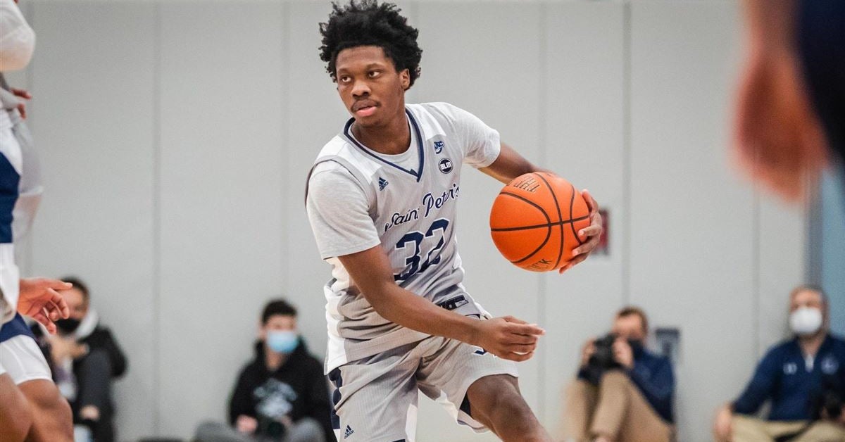 Saint Peter's PG Jaylen Murray in Oxford this weekend for a visit