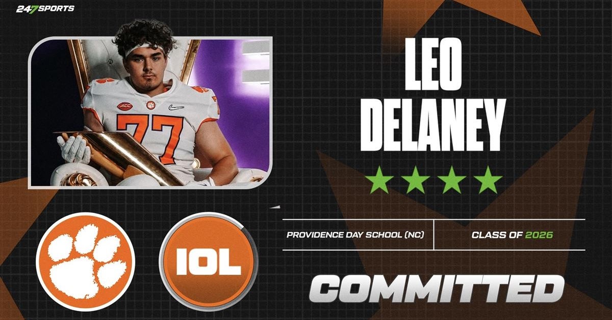 Four-star lineman Leo Delaney becomes highest-ranked commit in 2026 class