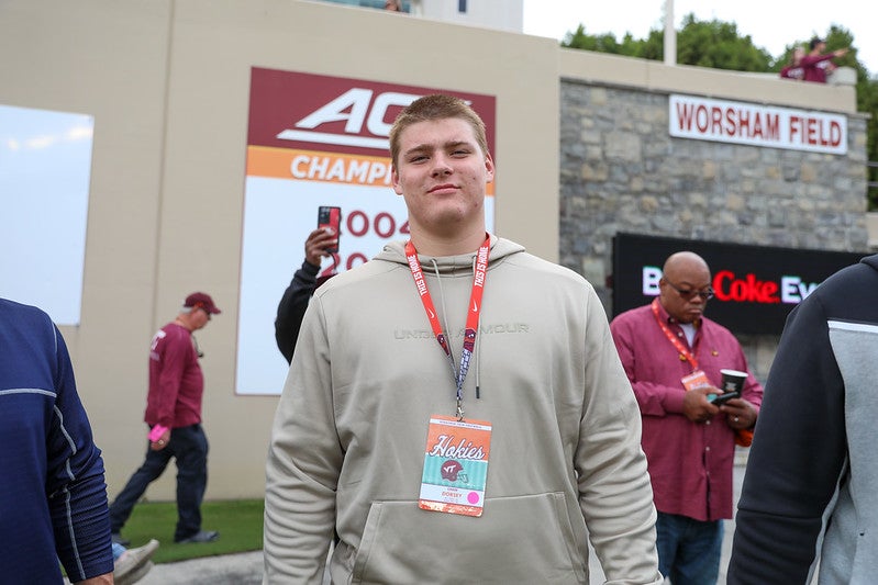 '25 OL Chase Dorsey kicks off his Virginia Tech recruitment with a game ...