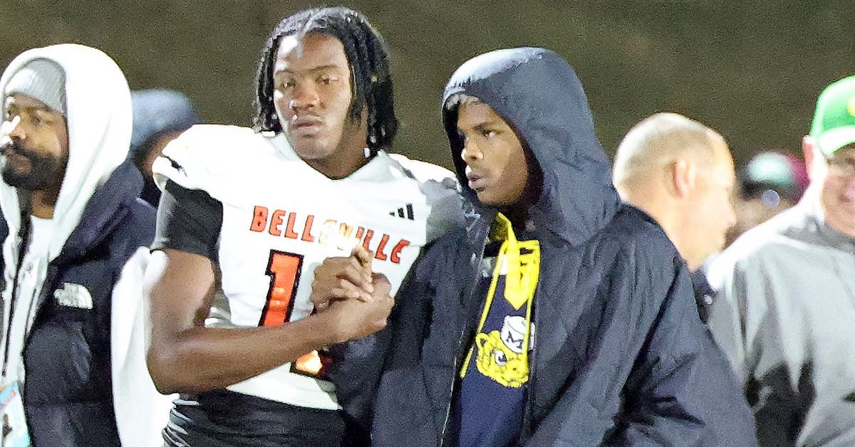 Andrew Marsh has his recruiting hat on for Michigan