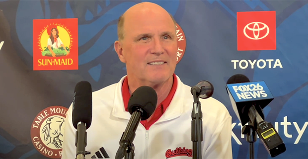 VIDEO: Coach Walberg reacts to Bulldogs' win over Air Force