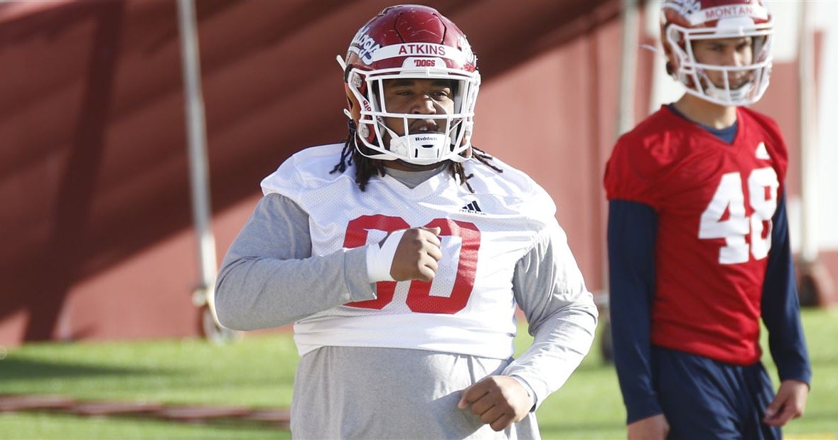 Fresno State DT Kevin Atkins talks extra year, young teammates
