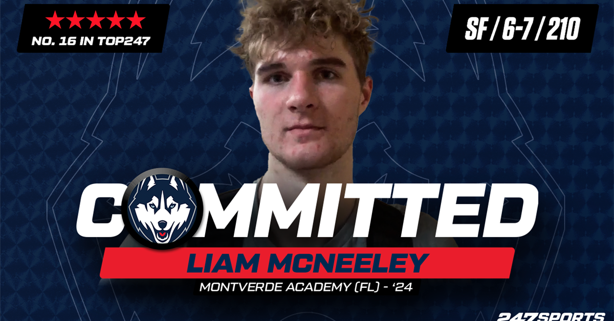 Back-to-back national champions UConn lands top-25 senior Liam McNeeley