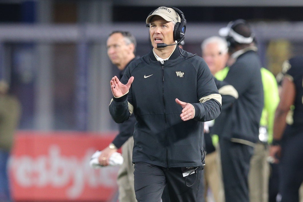 Wake Forest coach Dave Clawson recaps day one of Spring Camp