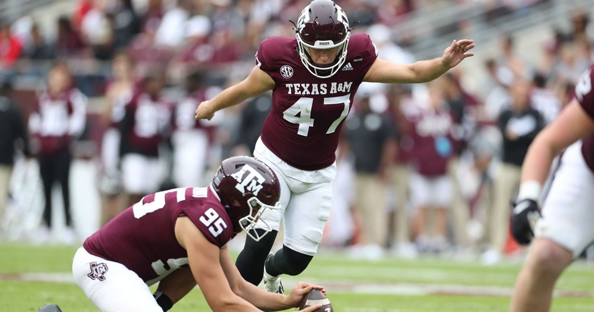 A&M kicker Seth Small gets a tryout with the Colts