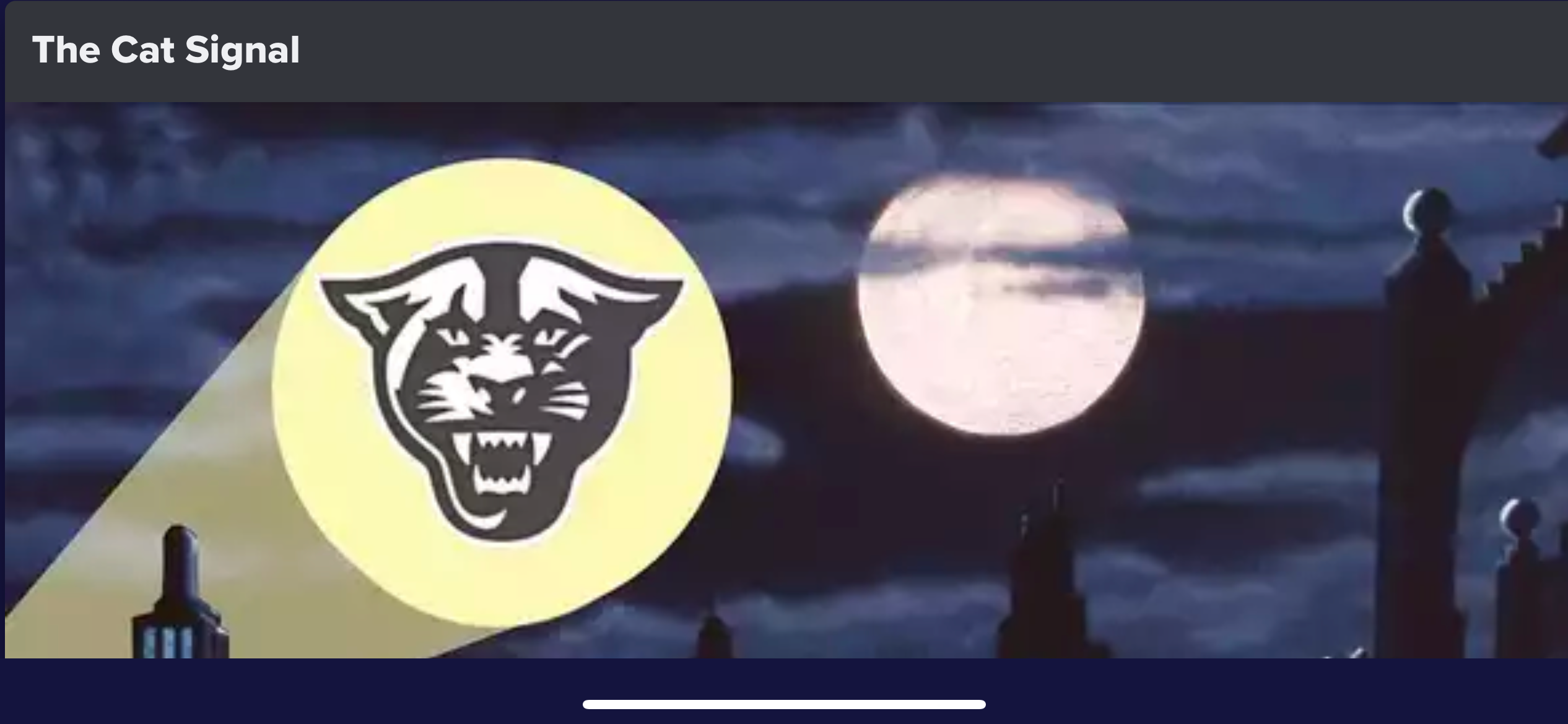 Football Cat Signals