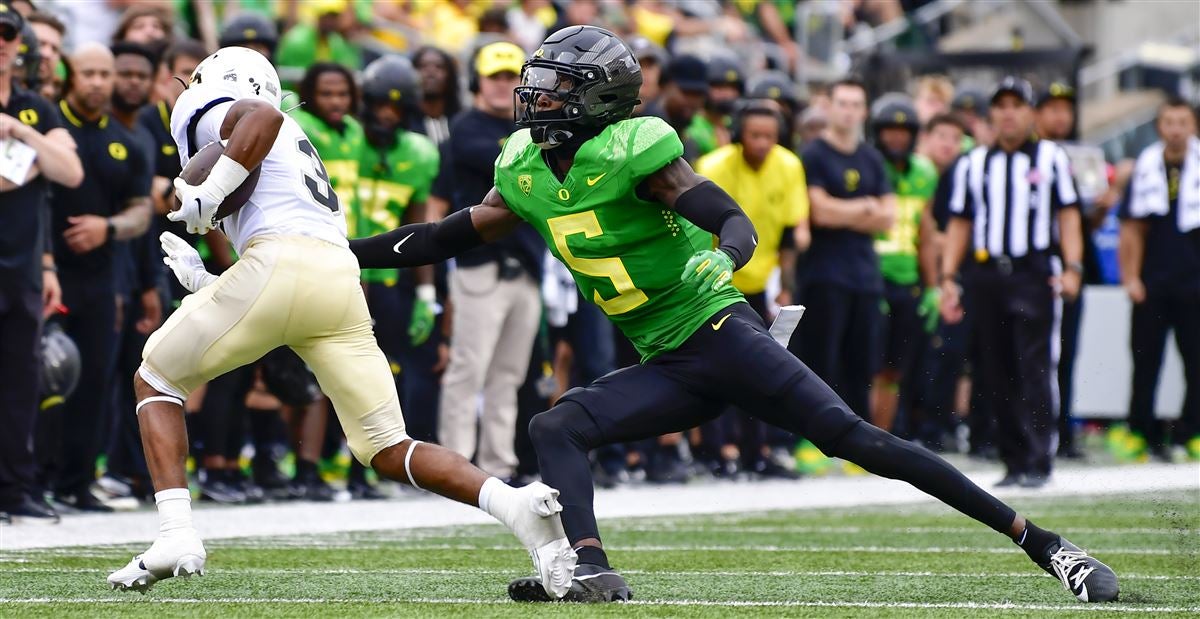 Oregon CB Khyree Jackson named among biggest risers at 2024 NFL Combine