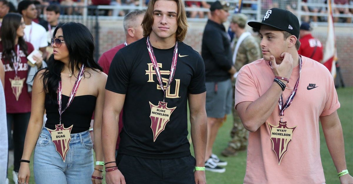 Gameday visit for firm FSU LB commitment Blake Nichelson meets and ...