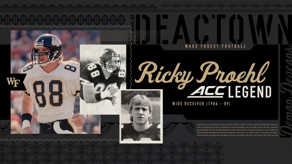 Ricky Proehl Named Wake Forest’s 2022 ACC Football Legend