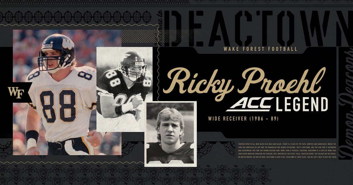 Ricky Proehl Named Wake Forest’s 2022 ACC Football Legend
