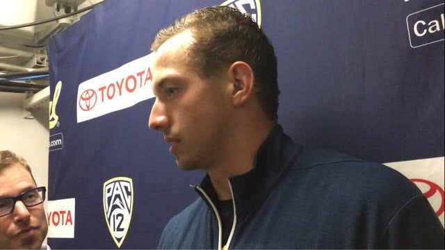 Cal Quarterback Davis Webb SDSU Postgame