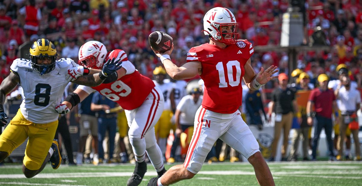 'A real growing day' for Husker QB Haarberg against Michigan's ...