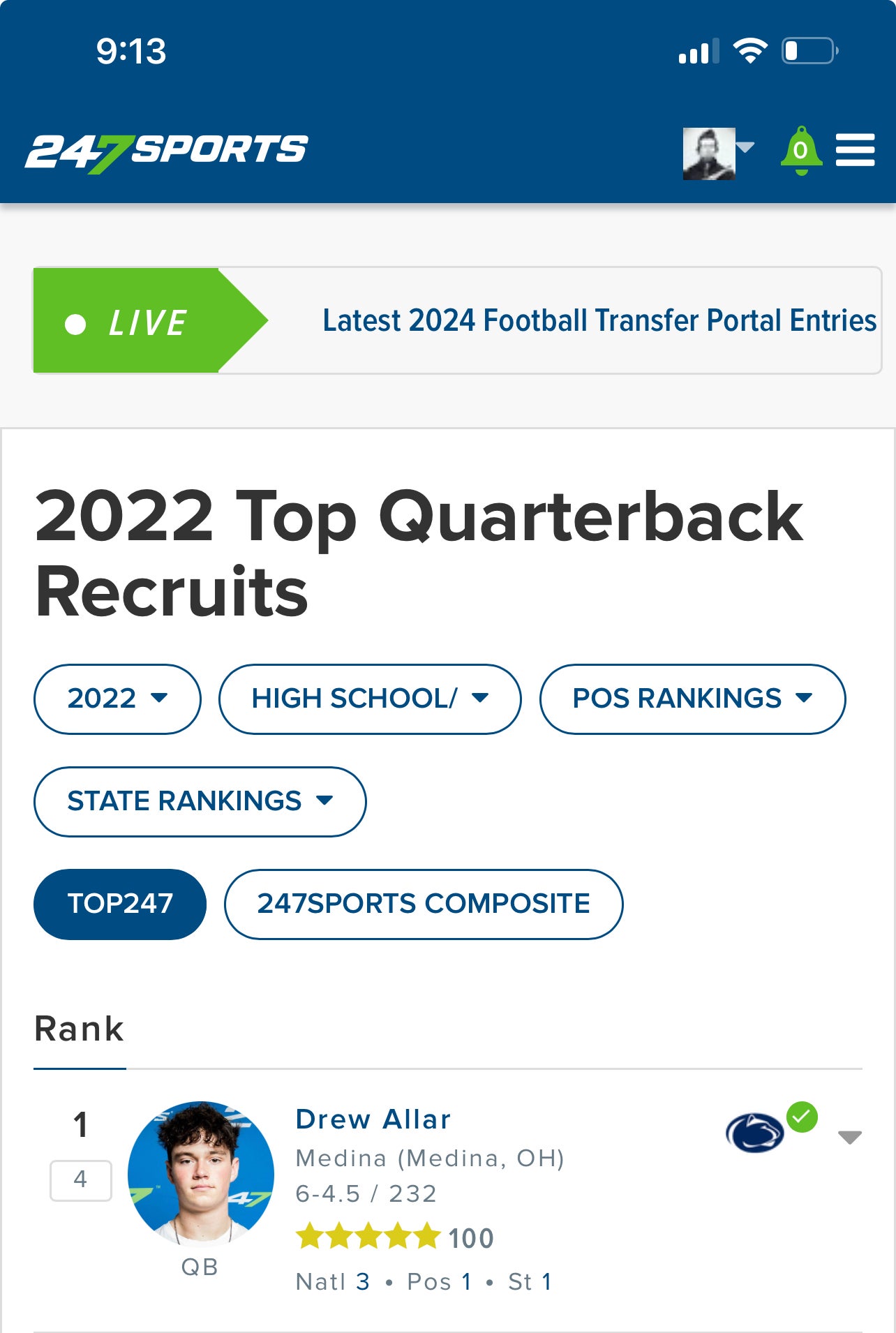 10 years of 247’s QB1