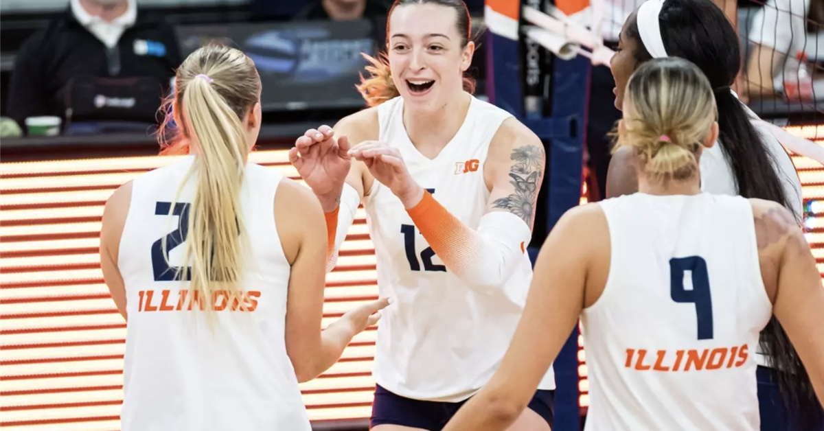 Illini VB star Raina Terry returns for likely record-breaking 2024 ...