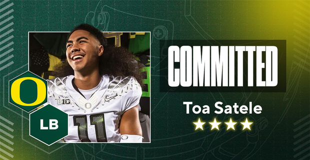 Oregon lands commitment from 4-Star Hawaii LB Toa Satele