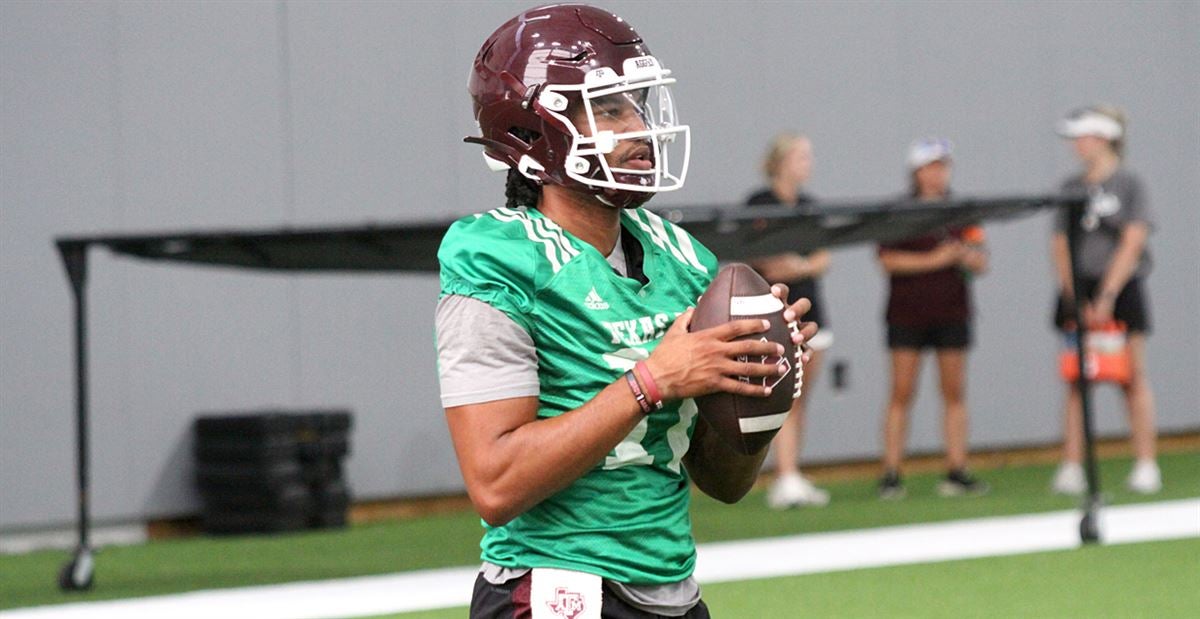 Texas A&M QB Jaylen Henderson emerges as unlikely hero in cathartic win ...