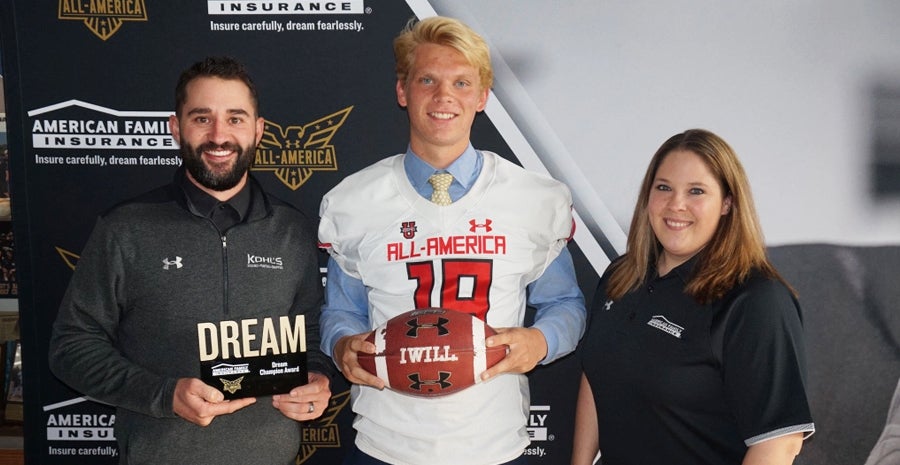 Soccer to football transition leads to UA Game for Blake Wilcox